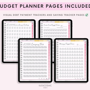 Digital Budget Planner, Digital Finance Planner, Digital Planner, Bi ...