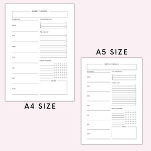 Editable Weekly to Do List, Minimalist Weekly Planner Printable, Weekly ...