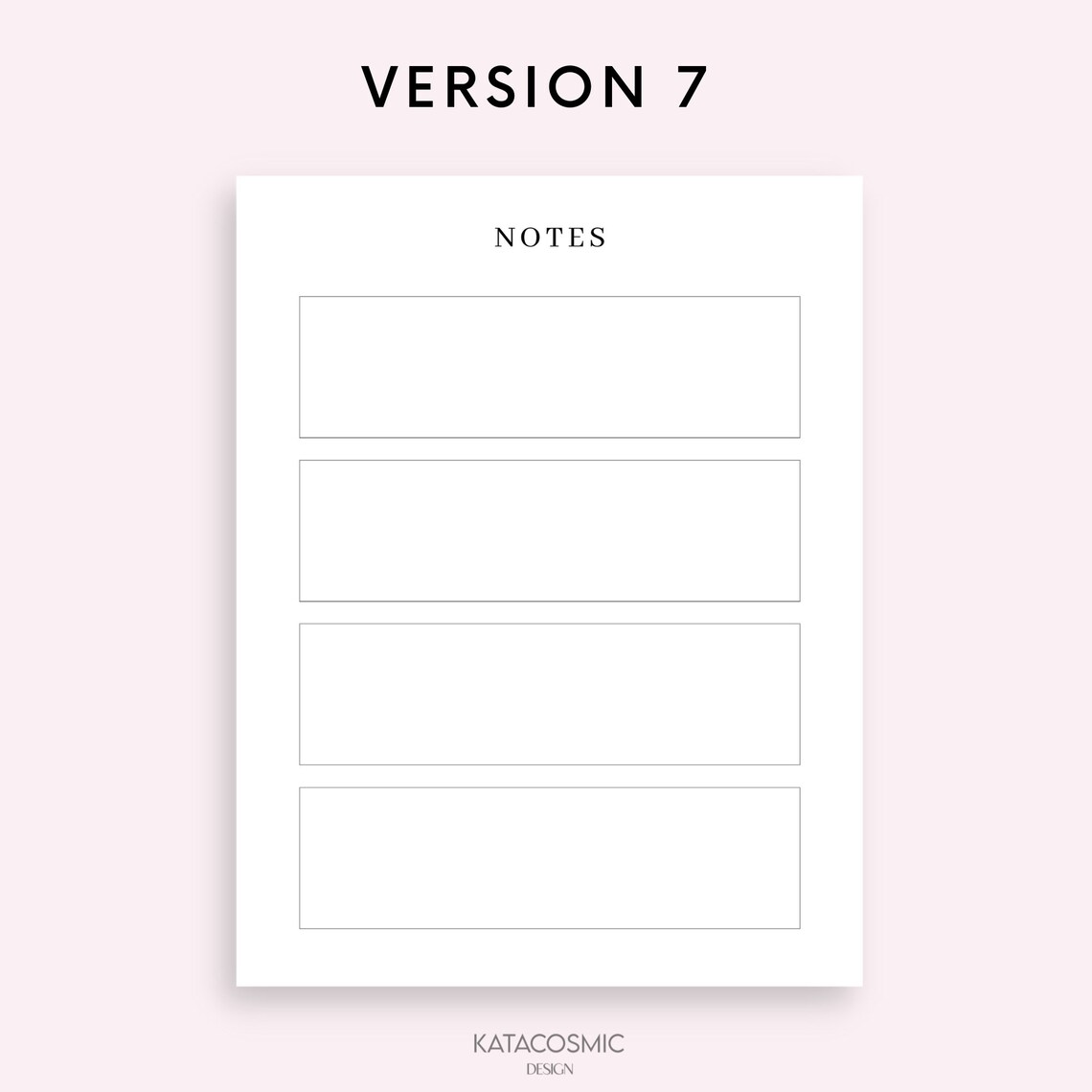 Notes Page Printable Lined Notes Template Note Taking - Etsy