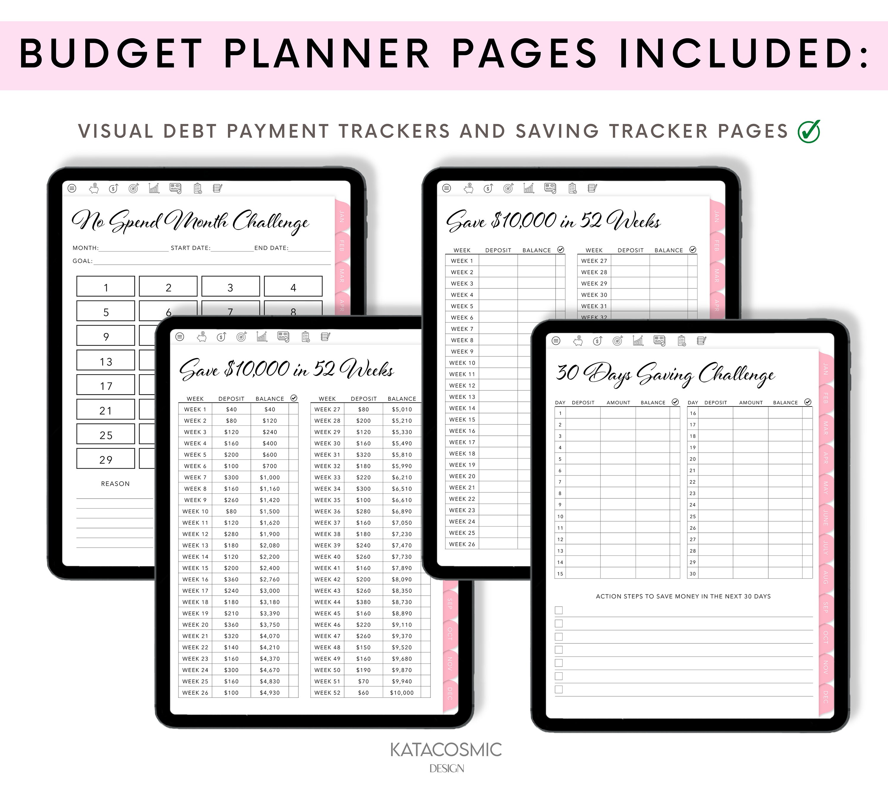 Digital Budget Planner - Goodnotes Budget Planner - Finance Planner ...