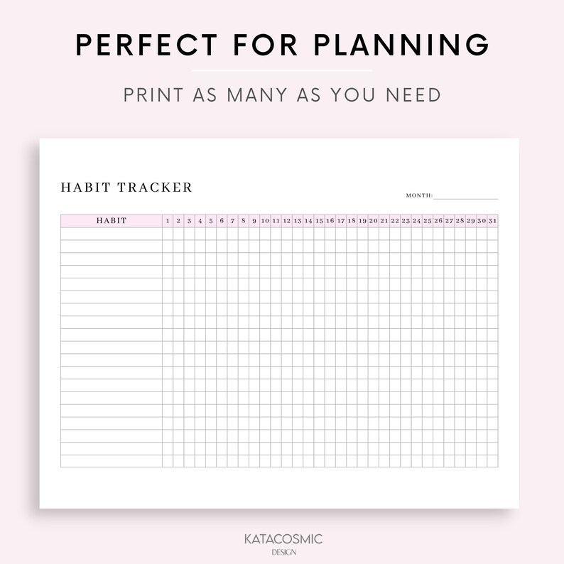 Everyday Habit Tracker for iPad and Tablet | Routine Tracker ...