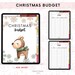 Digital Christmas Planner, Holiday Planner, Gift Budget Planner, Xmas ...