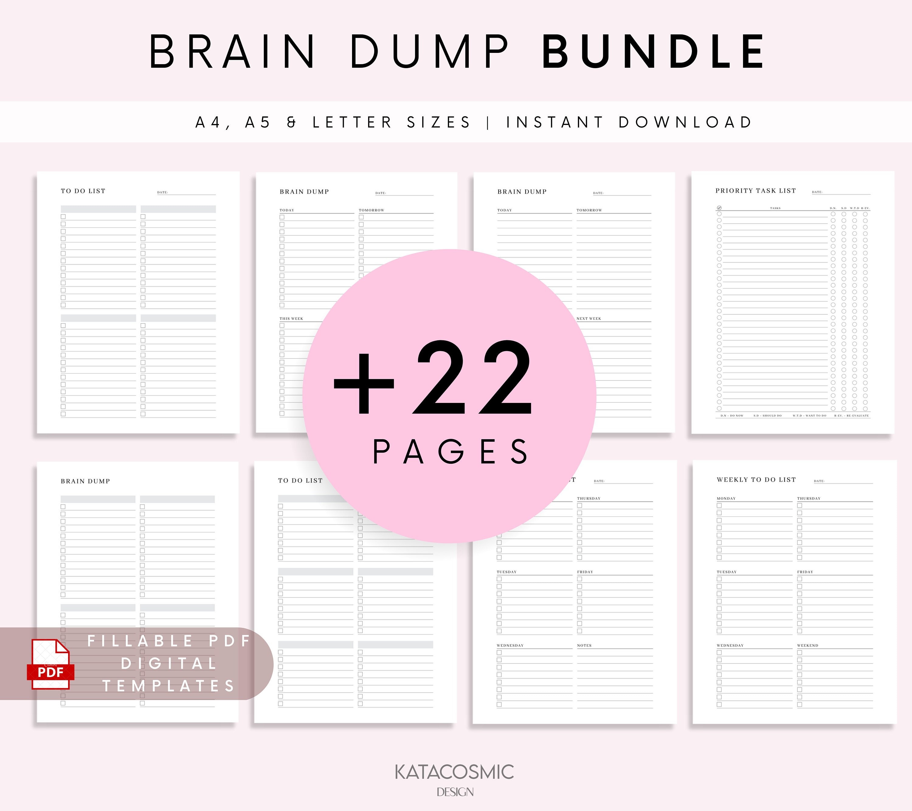 Brain Template Printable