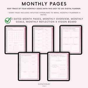 Pink Digital Planner 2024, Goodnotes Planner, iPad Planner, Daily ...