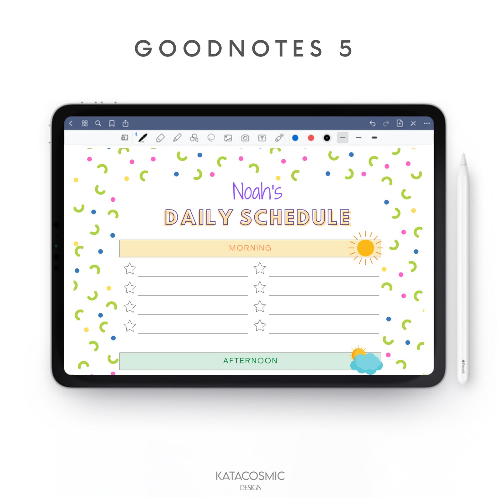 Kids Daily School Checklist Schedule Printable Editable Chore - Etsy