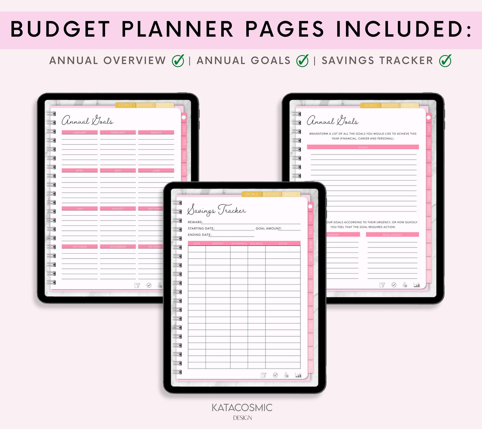 Digital Budget Planner Digital Finance Planner Digital - Etsy