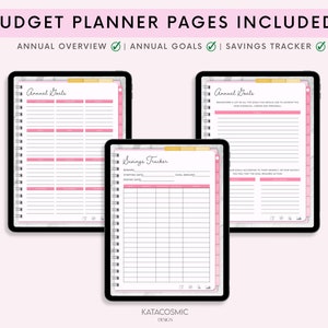 Digital Budget Planner, Digital Finance Planner, Digital Planner, Bi ...