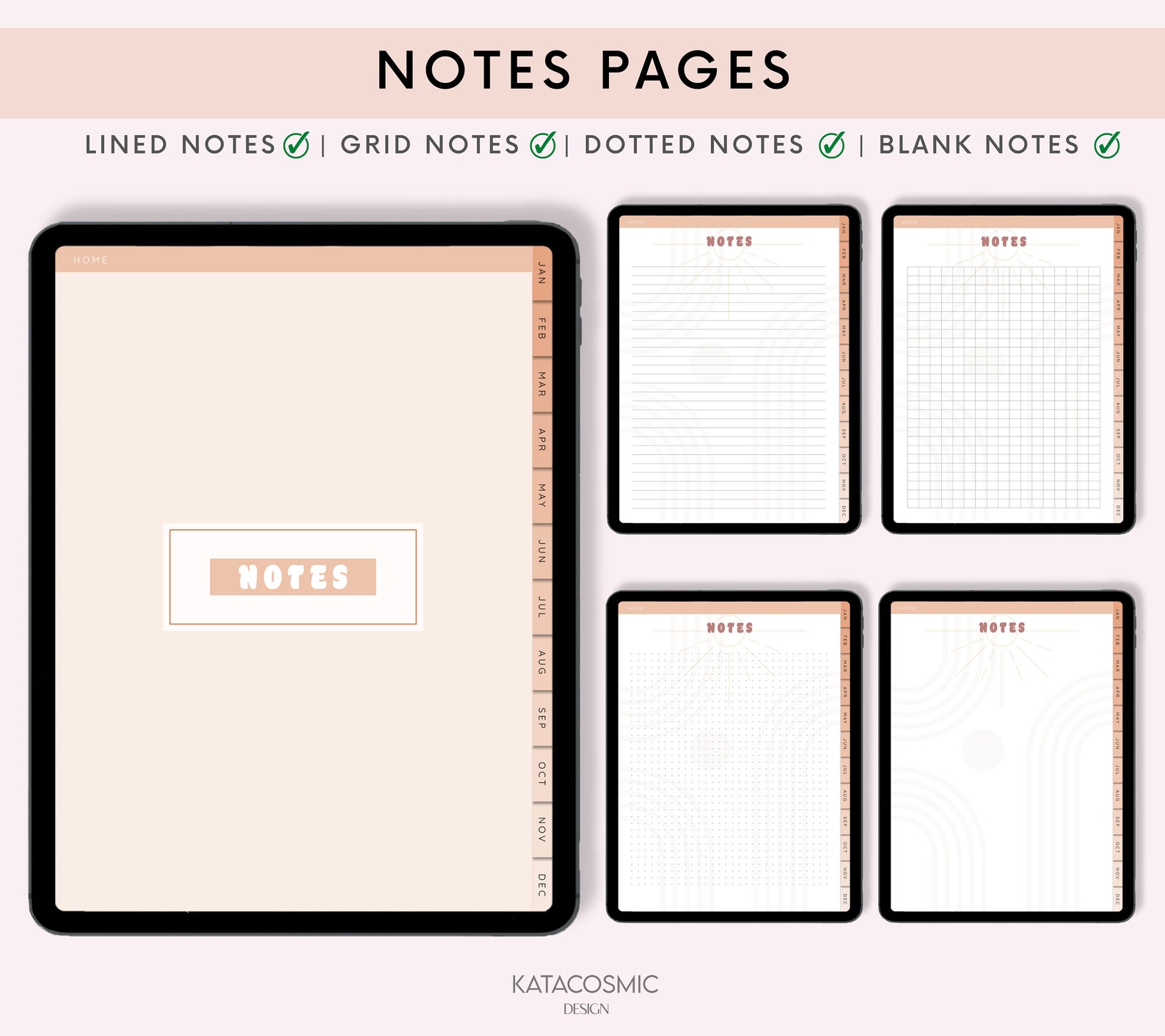 Boho Undated Goodnotes Planner Weekly Digital Planner - Etsy