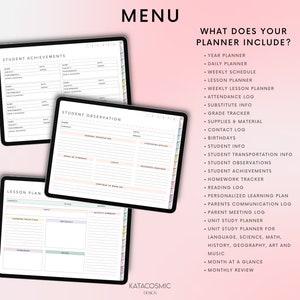 2024 2025 Digital Teacher Planner, iPad Planner, Digital Lesson Planner ...