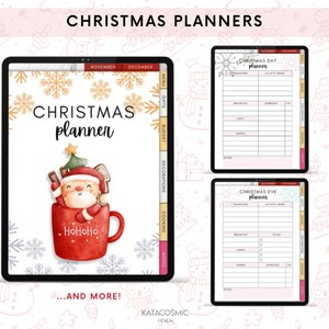 Digital Christmas Planner, Holiday Planner, Gift Budget Planner, Xmas ...