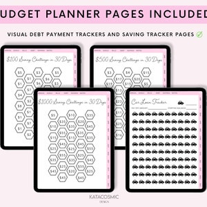 Digital Budget Planner, Budget Template, Monthly Budget, Savings ...