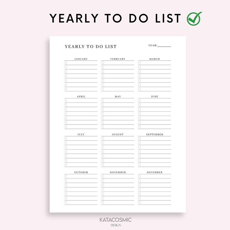 To Do List Pages Daily to Do List Grocery List Shopping - Etsy