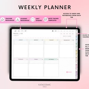 2024 2025 Digital Teacher Planner, iPad Planner, Digital Lesson Planner ...