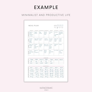 Weekly Meal Planner, Digital Meal Planner PDF, Meal Prep, Fitness ...