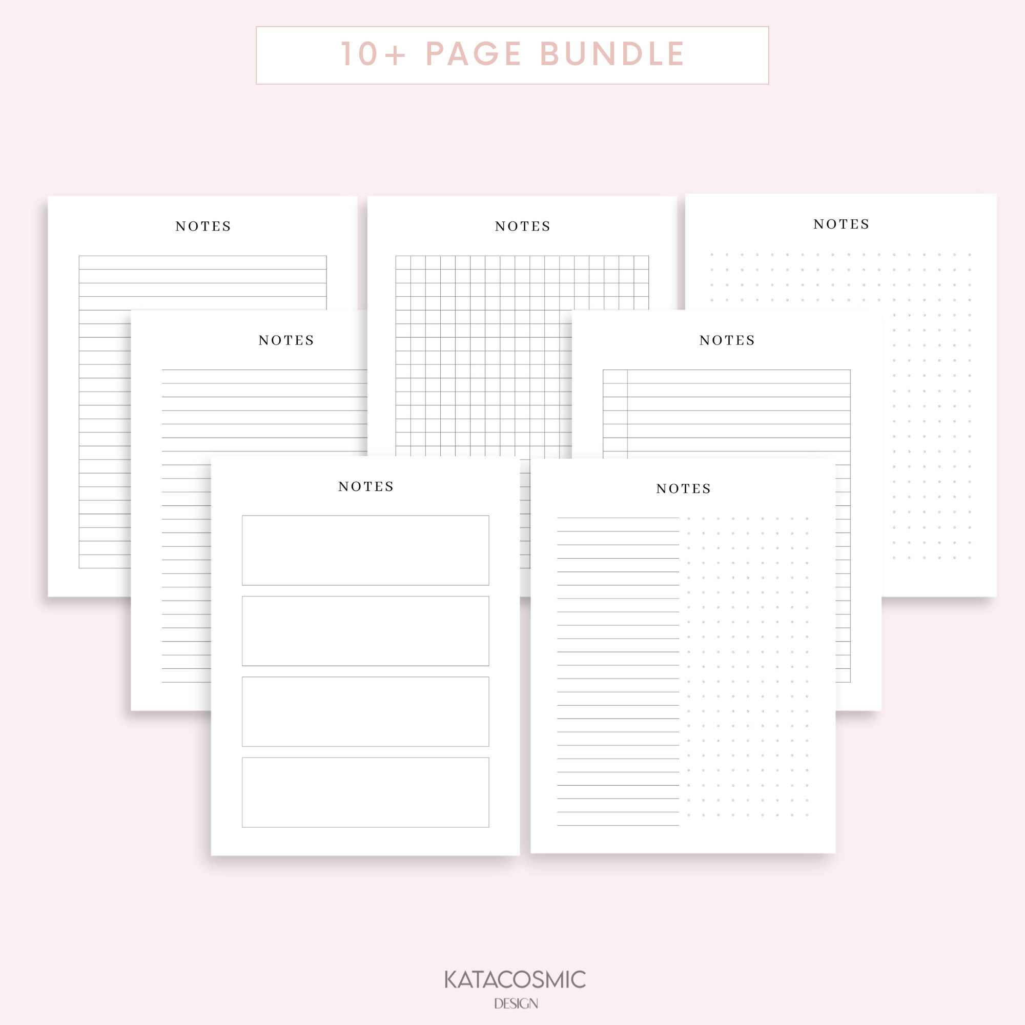 Planner Bundle Printable Daily Weekly Monthly Planner Bundle - Etsy