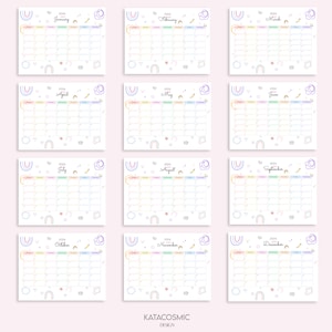 Editable Teacher Calendar 2024, Calendar School Teacher, Wall Calendar ...