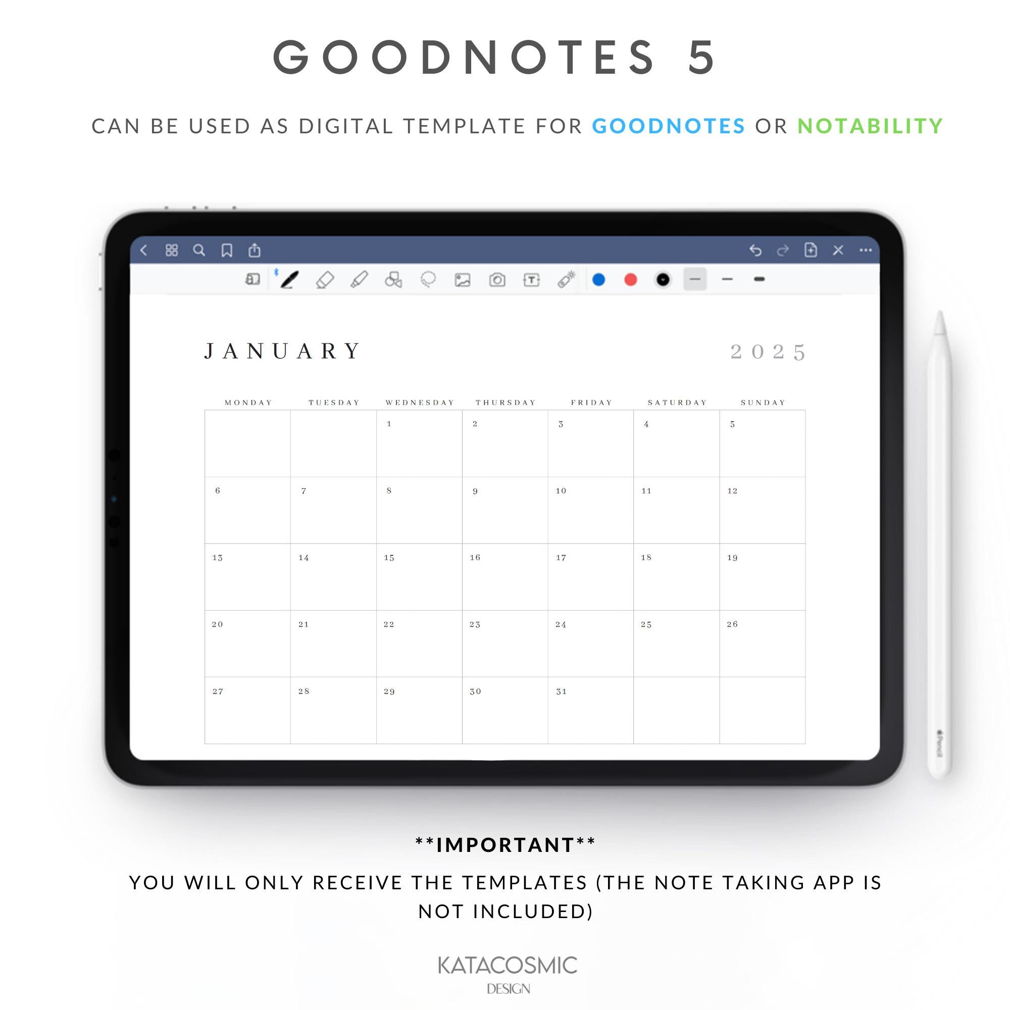 Editable 2025 Monthly Calendar, Back to School, Teacher Calendar, Fill ...