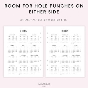 2025 Academic Year At-a-glance Calendar | Year at a Glance | Printable ...