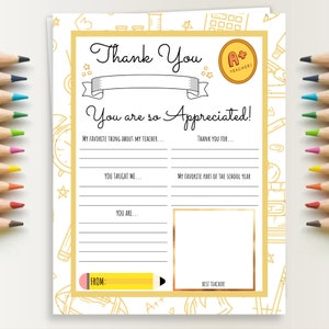 Teacher Appreciation Printable Gift, Teacher Appreciation Week, All ...