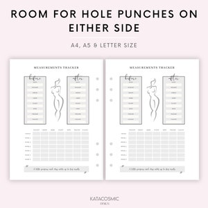 Body Measurements Tracker, 6 Week Body Transformation, Workout Progress ...