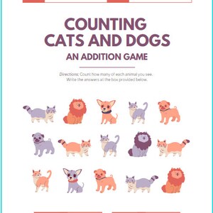 Kindergarten Homeschool Addition Worksheets - Etsy