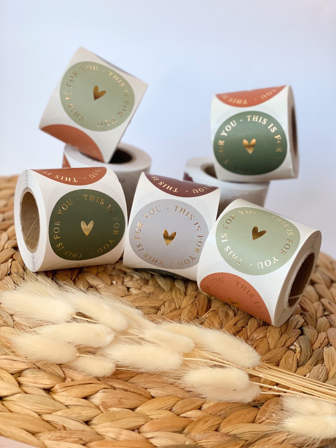 Gift Sticker With Gold Effect Gift Wrapping Stickers Gift Wrapping to ...