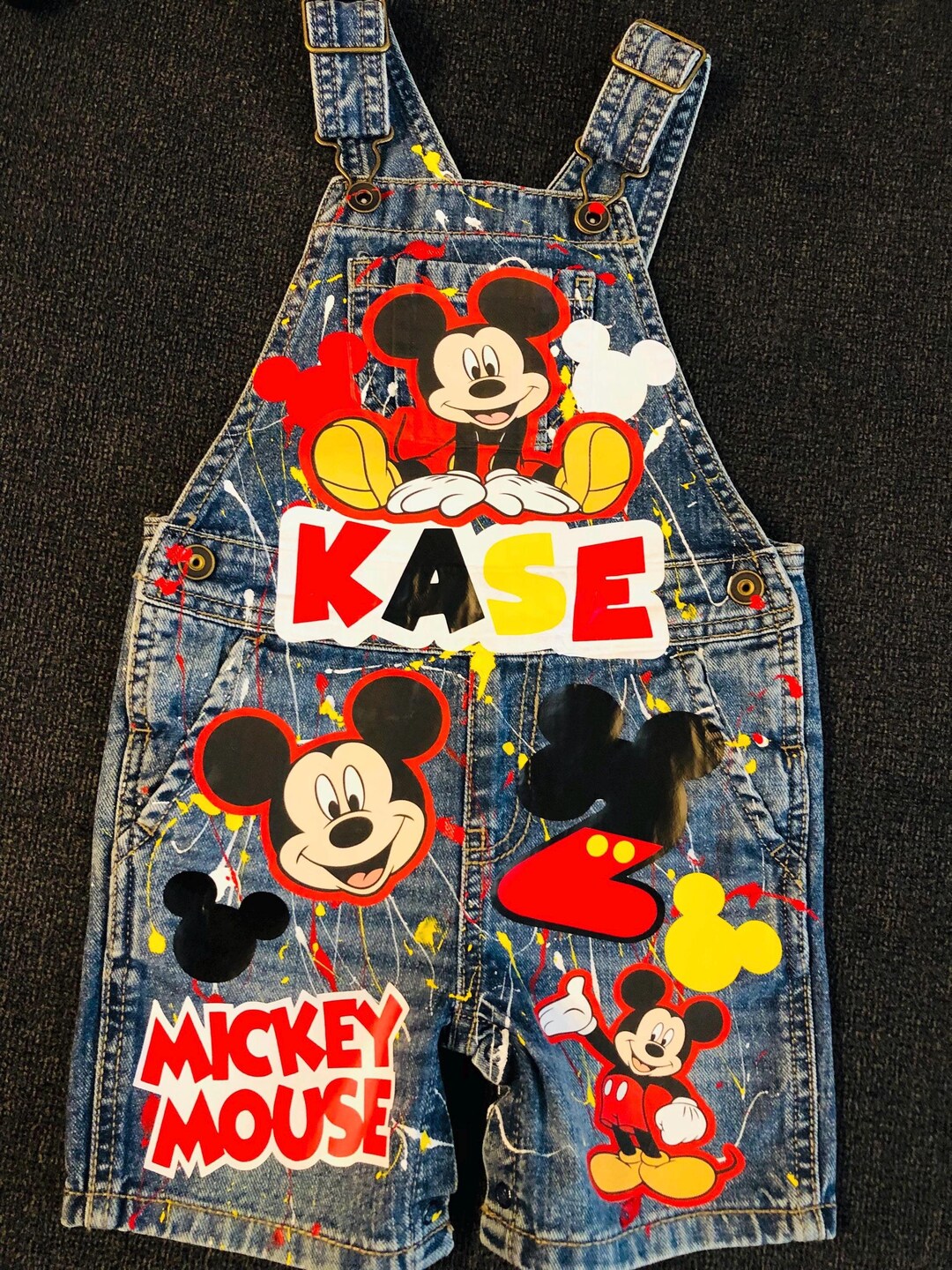 Boys Overalls Only | PANTS| SHORTS | Custom Birthday Overalls ...