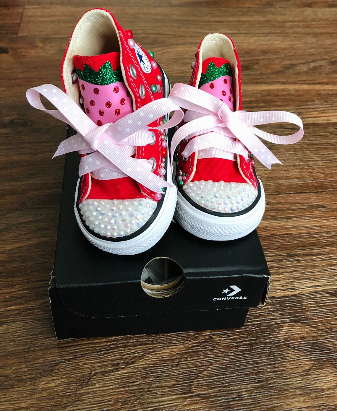Girls High Top Converse | Bling Converse | Birthday Converse | Any ...