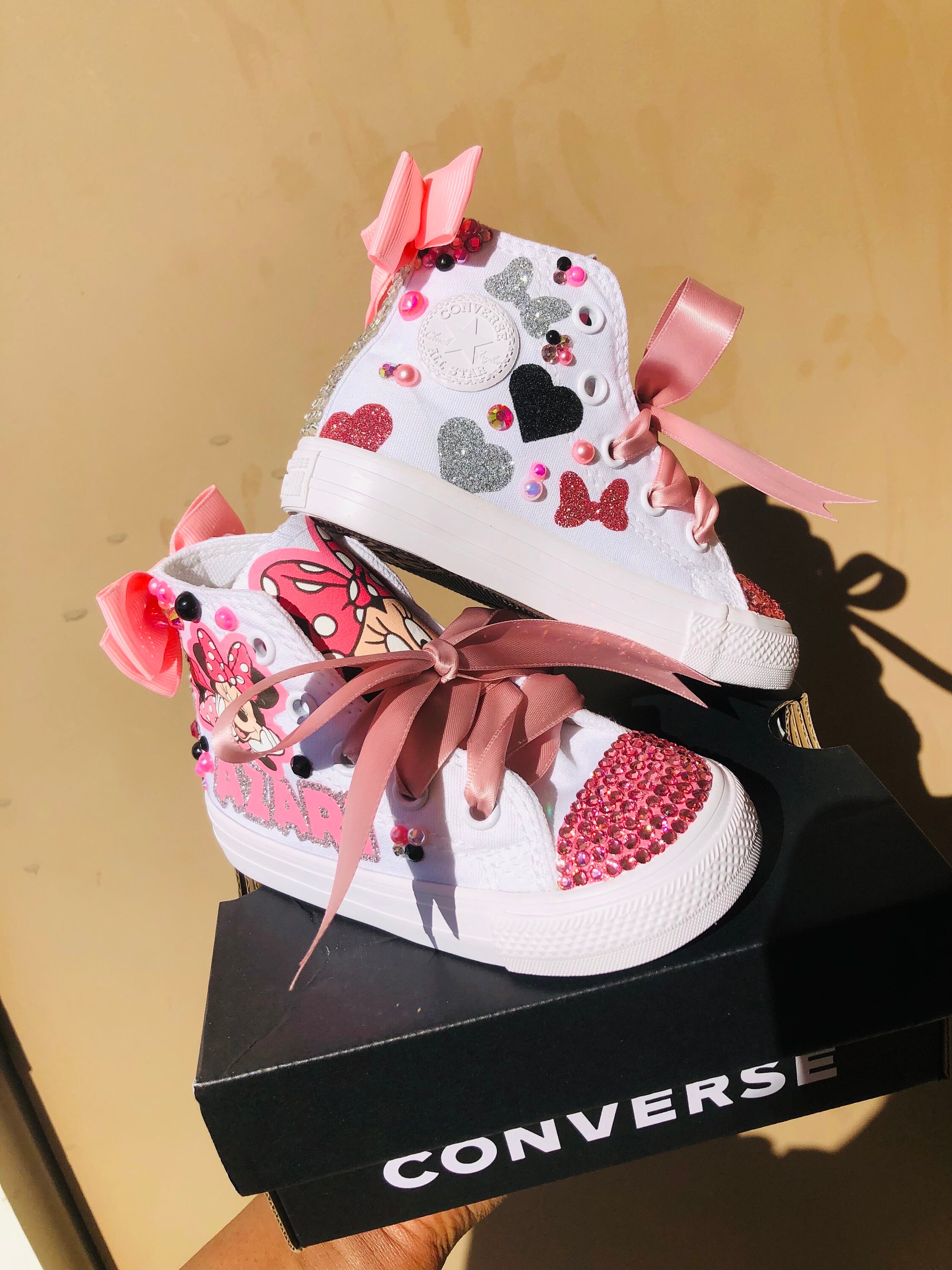 Girls High Top Converse | Bling Converse | Birthday Converse | Any ...