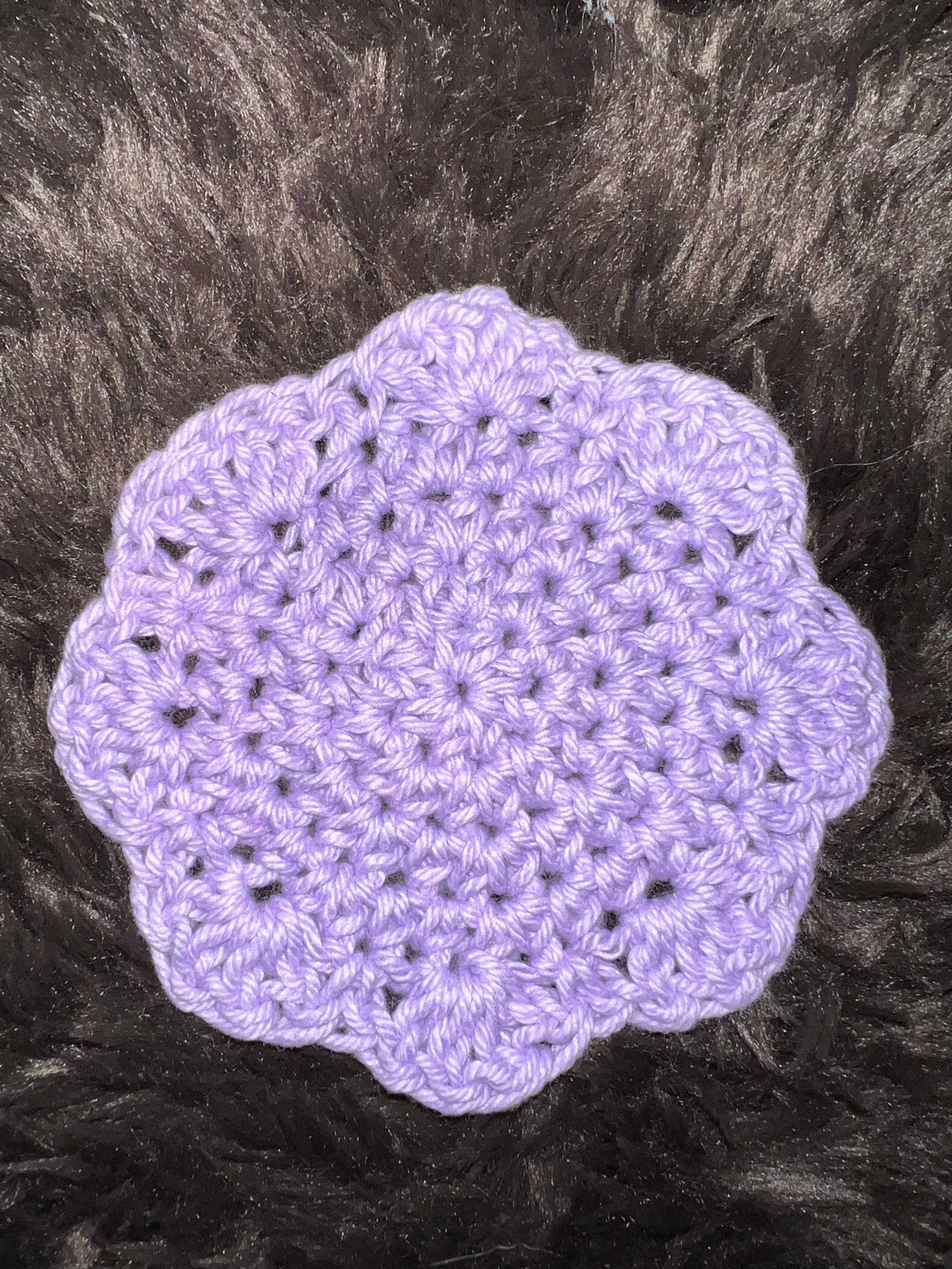 Scallop Edge Coaster Crochet Pattern - Easy - Etsy