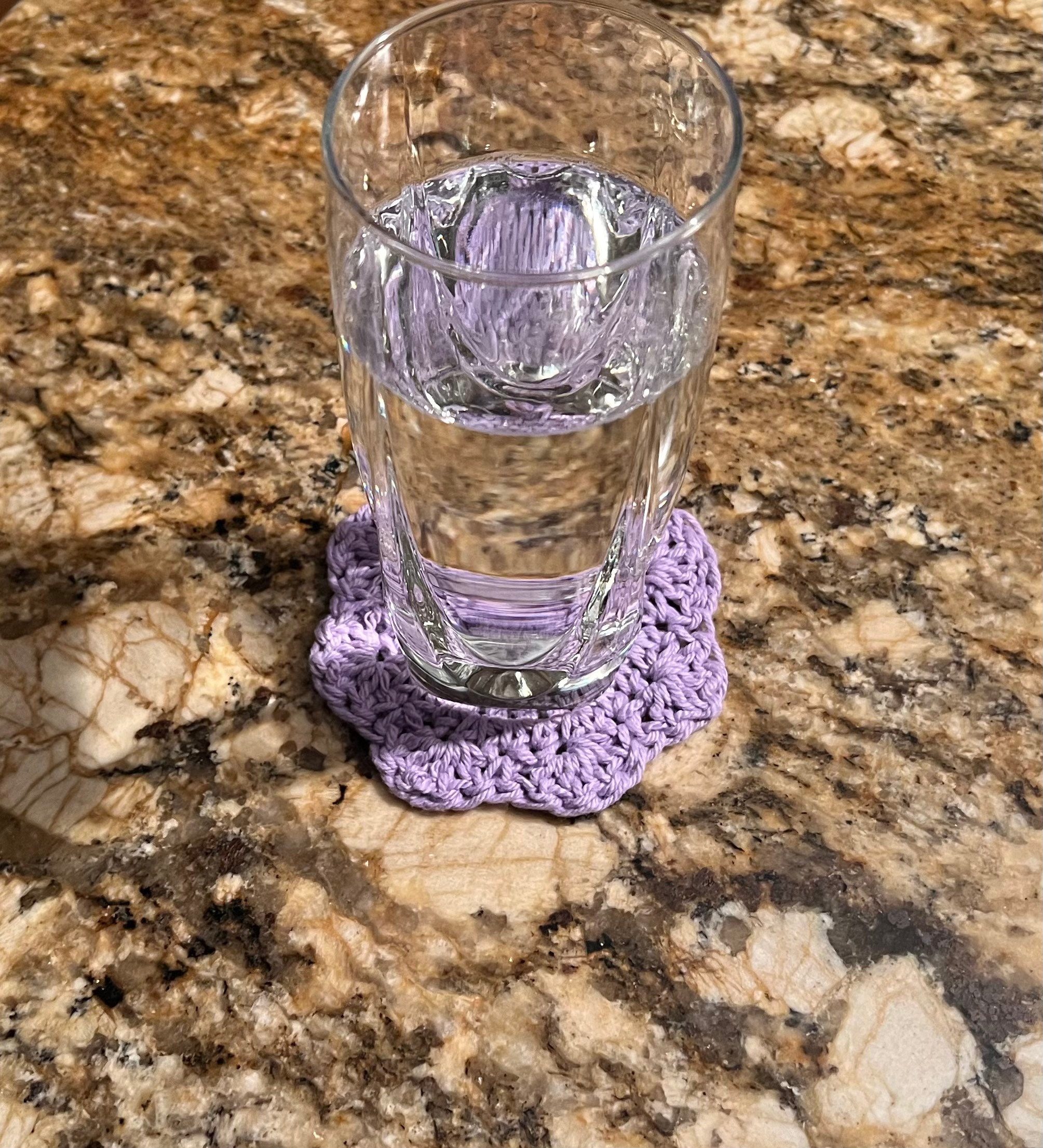 Scallop Edge Coaster Crochet Pattern - Easy - Etsy