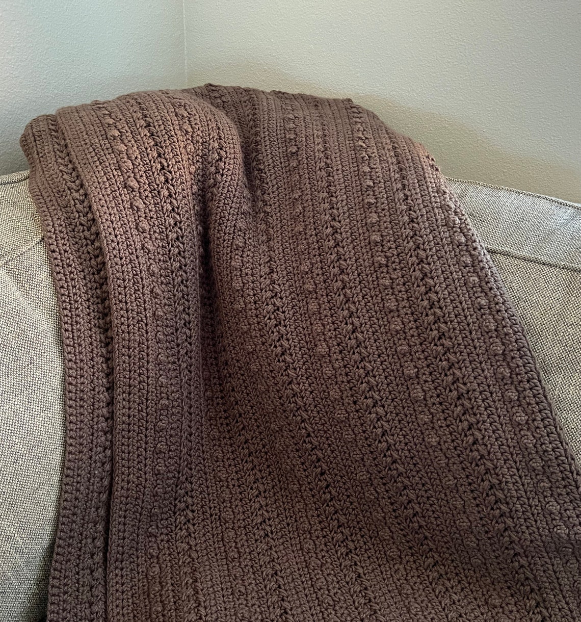 Textured Afghan Crochet PATTERN / Crochet Patterns Afghan Blanket ...