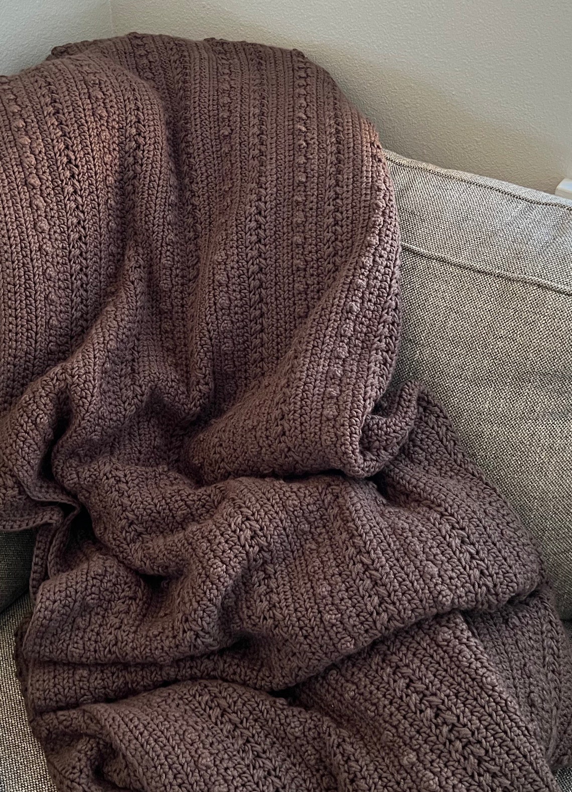 Textured Afghan Crochet PATTERN / Crochet Patterns Afghan Blanket ...