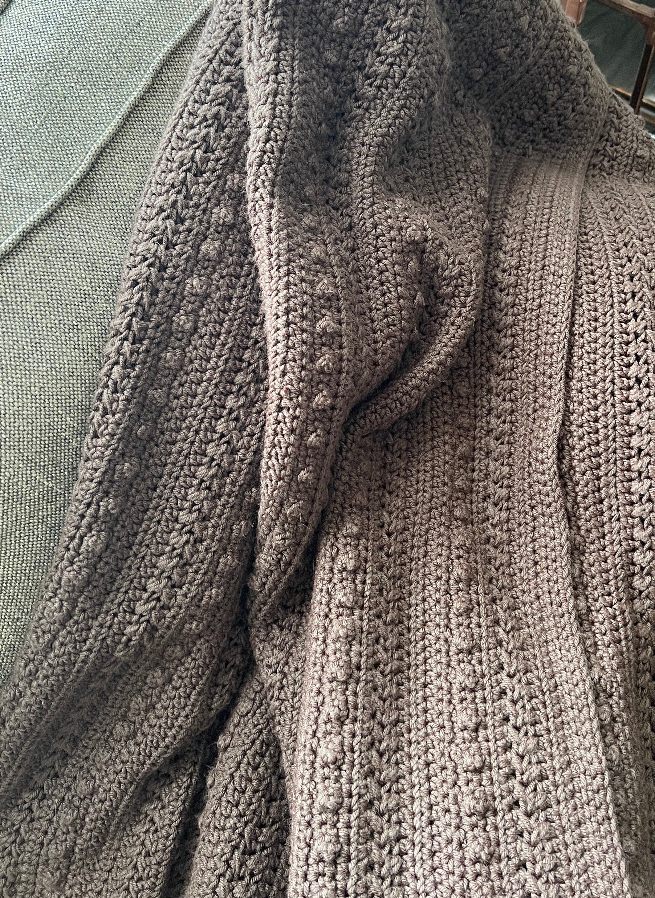 Textured Afghan Crochet PATTERN / Crochet Patterns Afghan Blanket ...