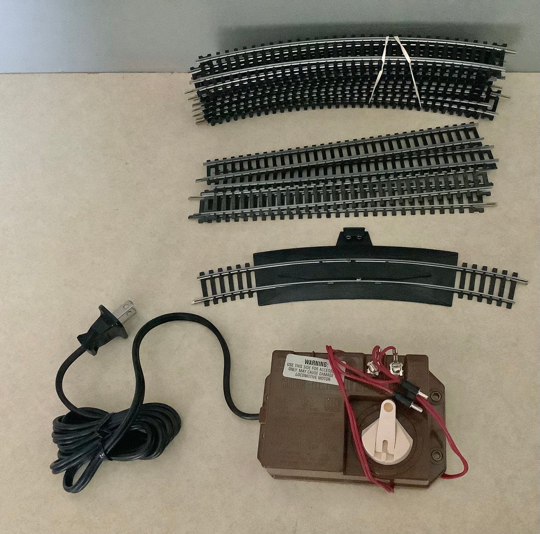 HO Scale Train Track and Working Transformer, Model Railroad Train ...