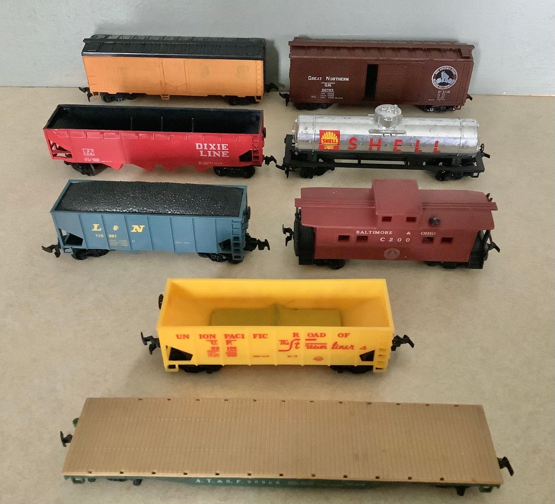 HO Scale Train Cars, Model Train Rolling Stock, HO Gauge Train Cars - Etsy