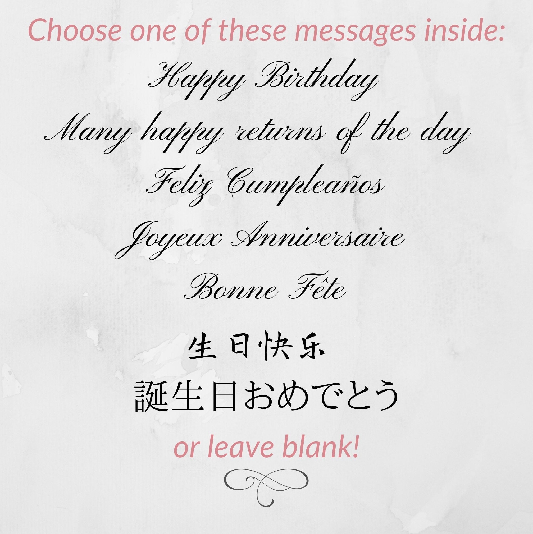 Unique Old-fashioned Birthday Card, Card Made Using an Original Vintage ...