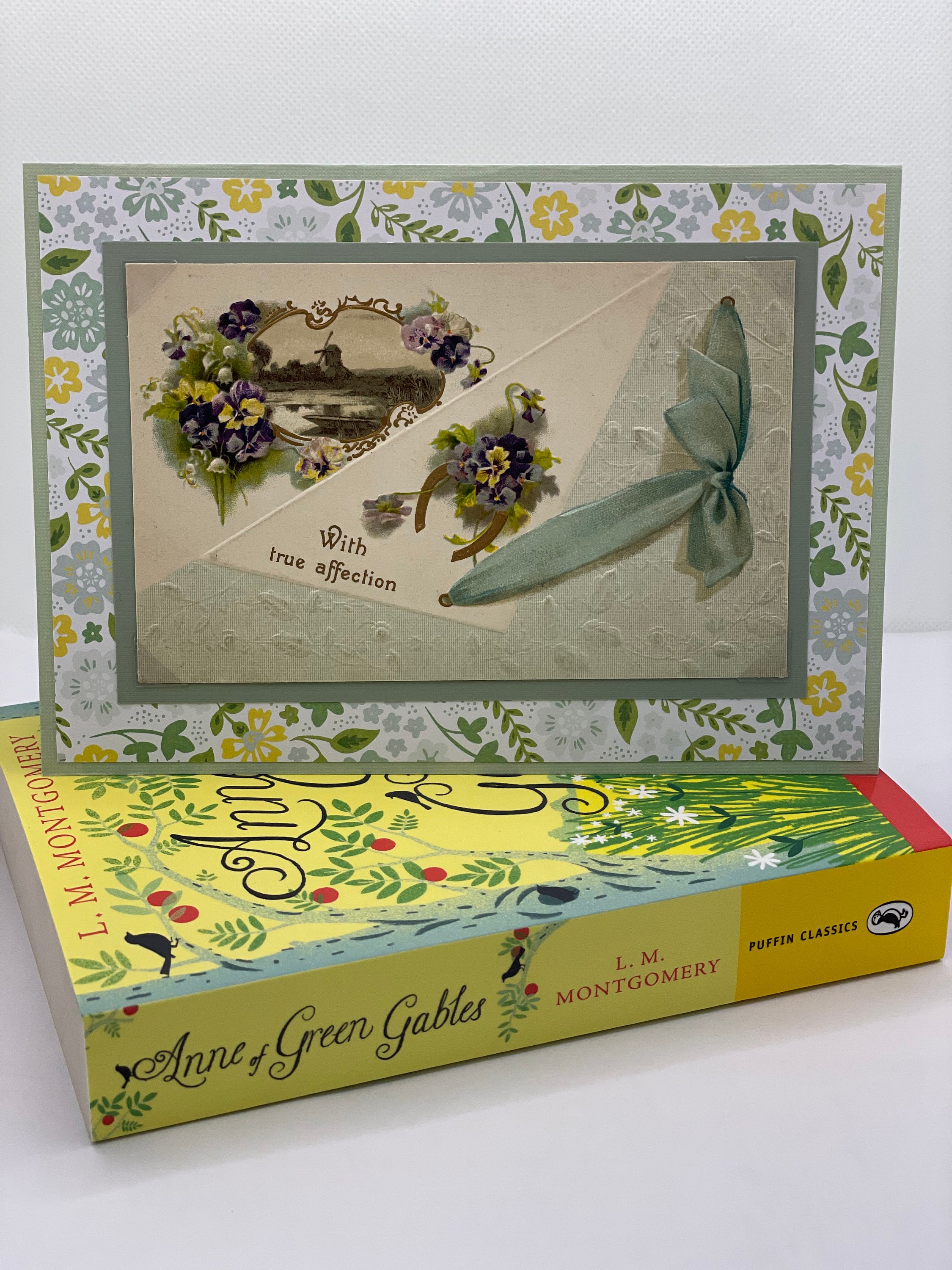 Old-fashioned Friendship Card, Greeting Card Made With Early 1900s ...