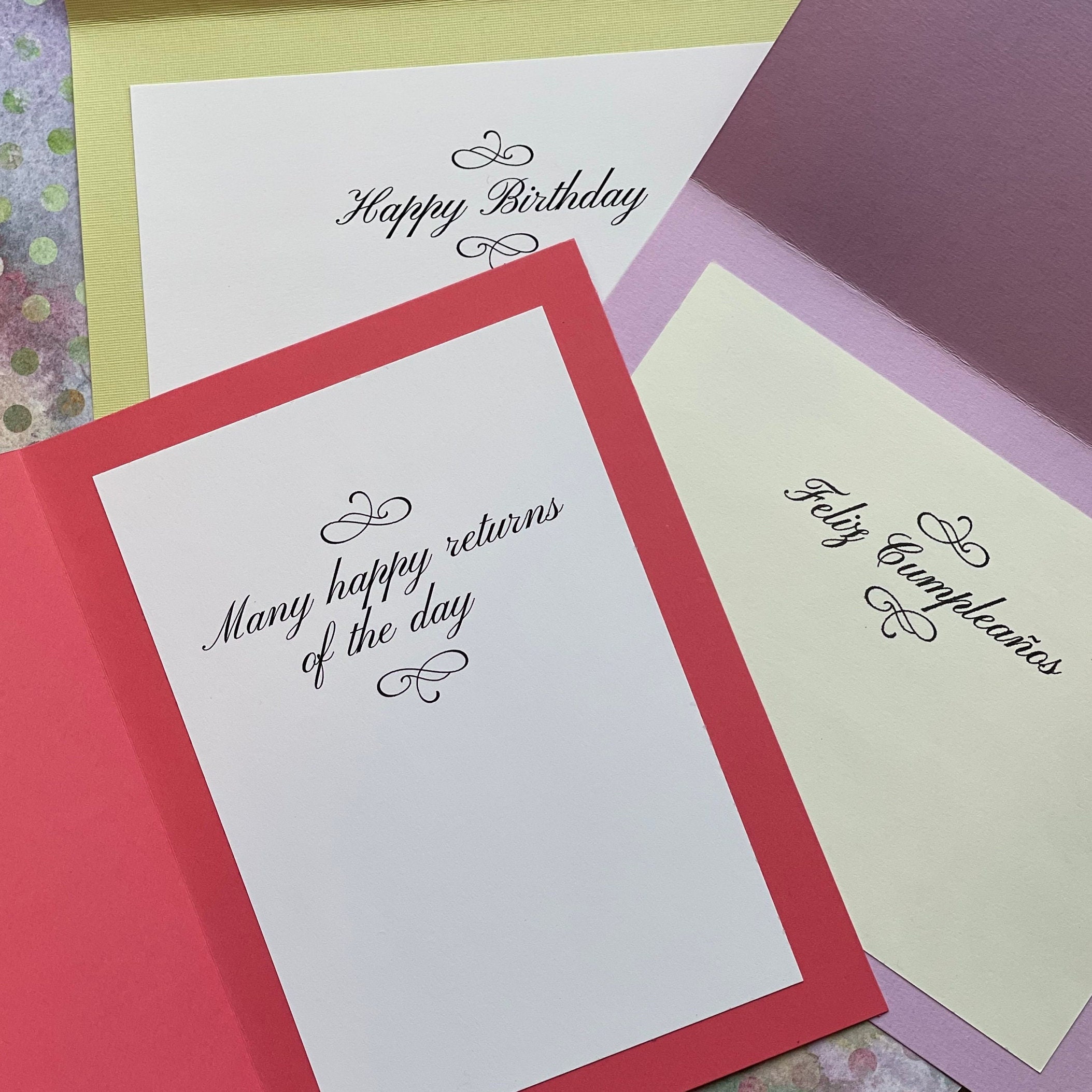 Unique Old-fashioned Birthday Card, Card Made Using an Original Vintage ...