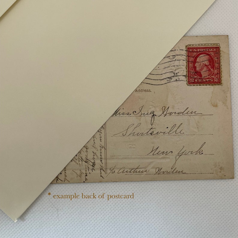 Good Wishes, Old-fashioned Greeting Card Handmade With an Original ...