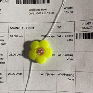 Pastel Acrylic Flower Bead Frames: Kidcore DIY Jewelry (18x19x3.5mm) - Etsy