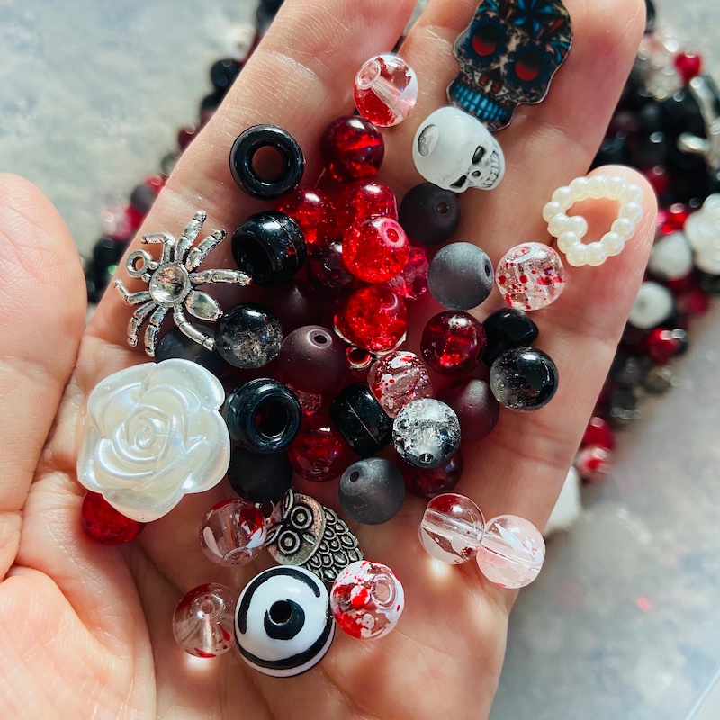 Halloween Bead Mix Glass - Etsy