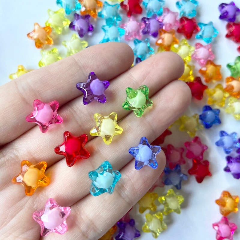 Plastic Star Charms - Etsy