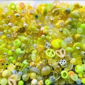 Rainbow Bead Soup, Kandi Bead Confetti, Y2K 90s Kawaii Mixed Beads, Kandi Bead Mix, 3 Dollars ...