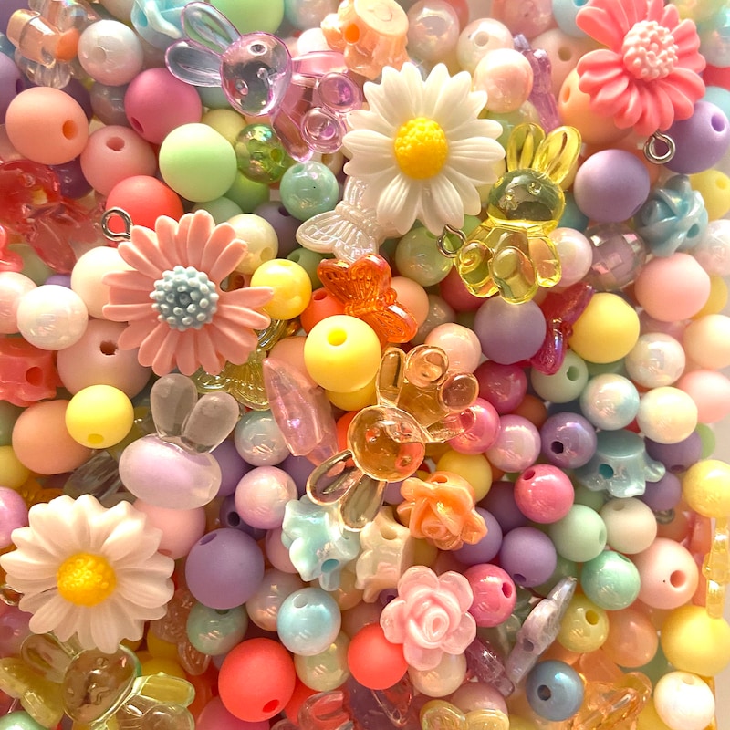 Glass Bead Mix Pastel - Etsy