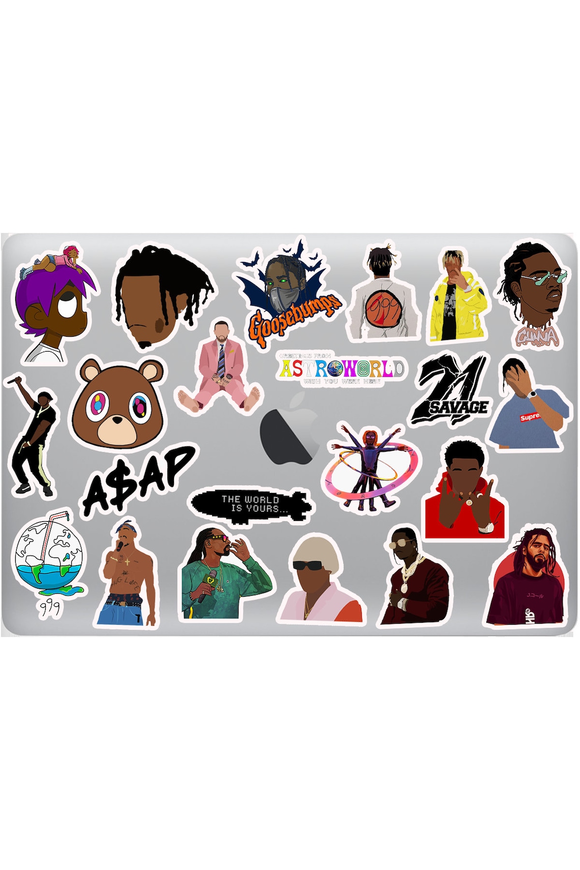 20 Pcs High Quality Hip Hop Sticker Pack 2 Rap Stickers - Etsy