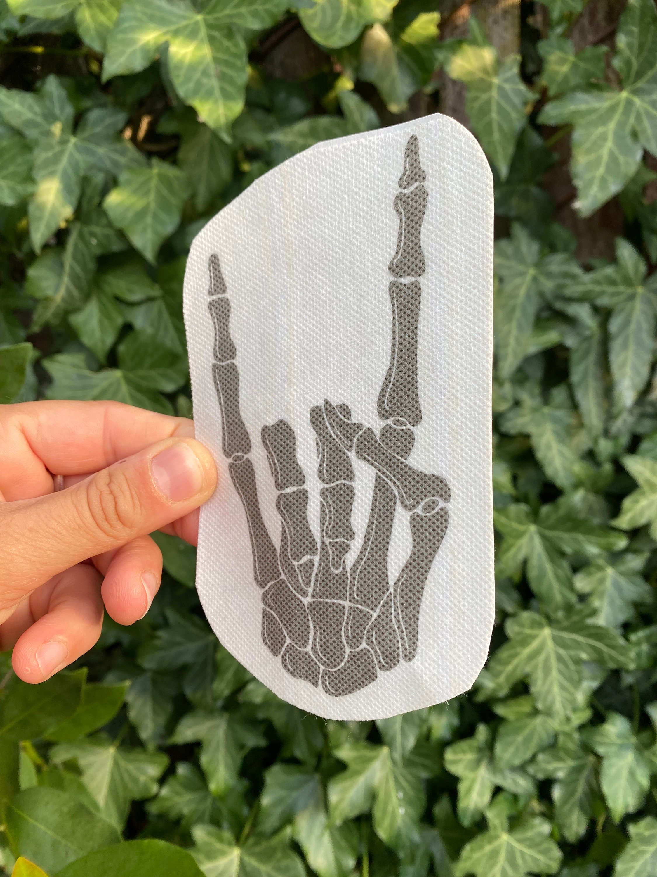 Skeleton Metal Hand Embroidery Pattern Stick and Stitch Style - Etsy