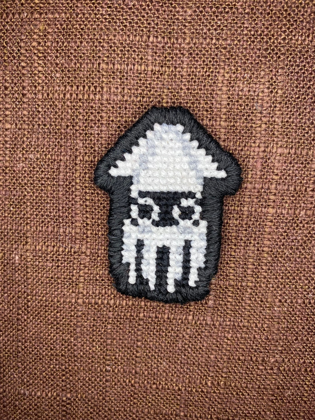 Classic Mario blooper Cross Stitched 8-bit Patch - Etsy