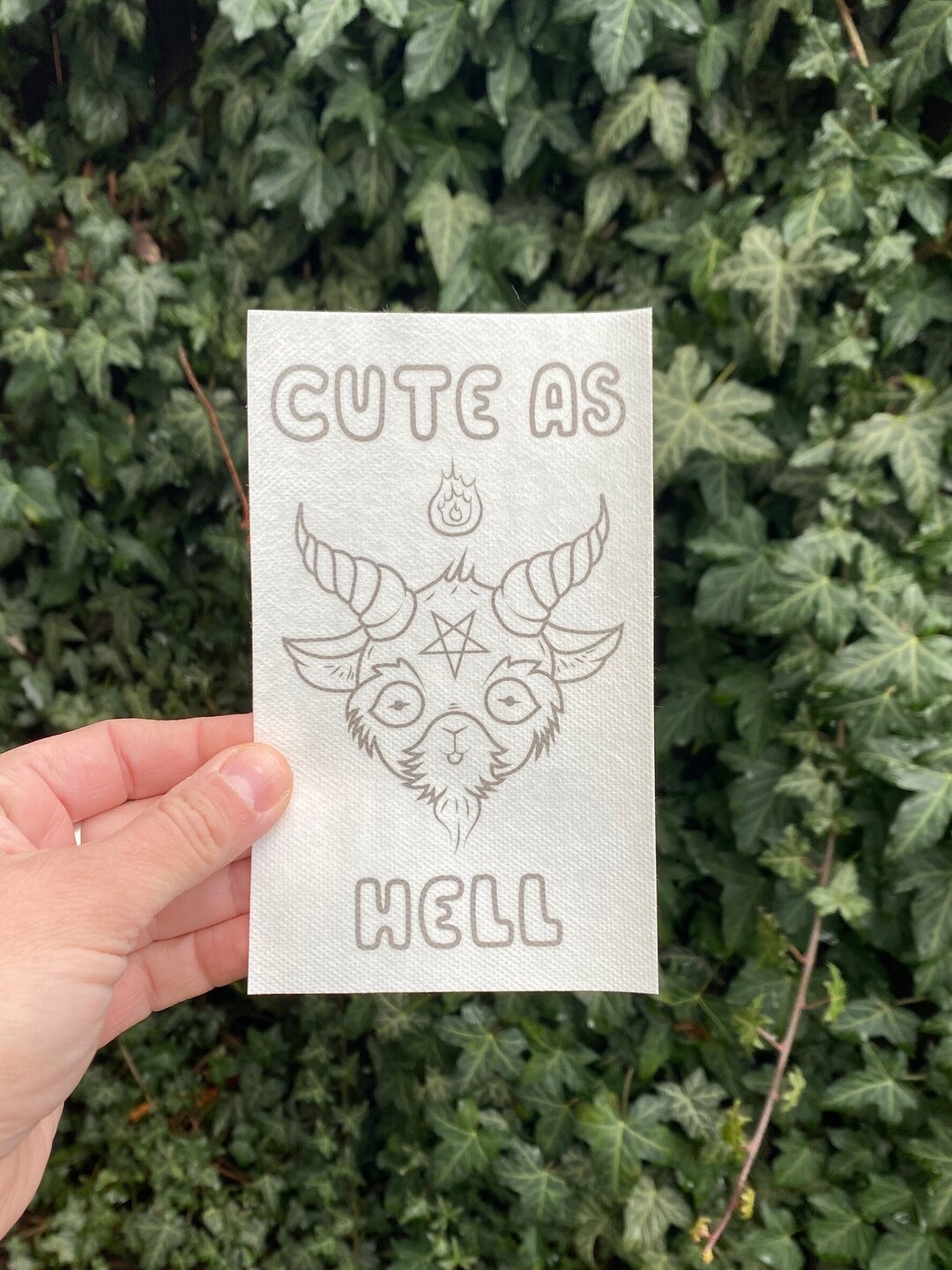 Baphomet Stick N Stitch Embroidery Pattern - Etsy