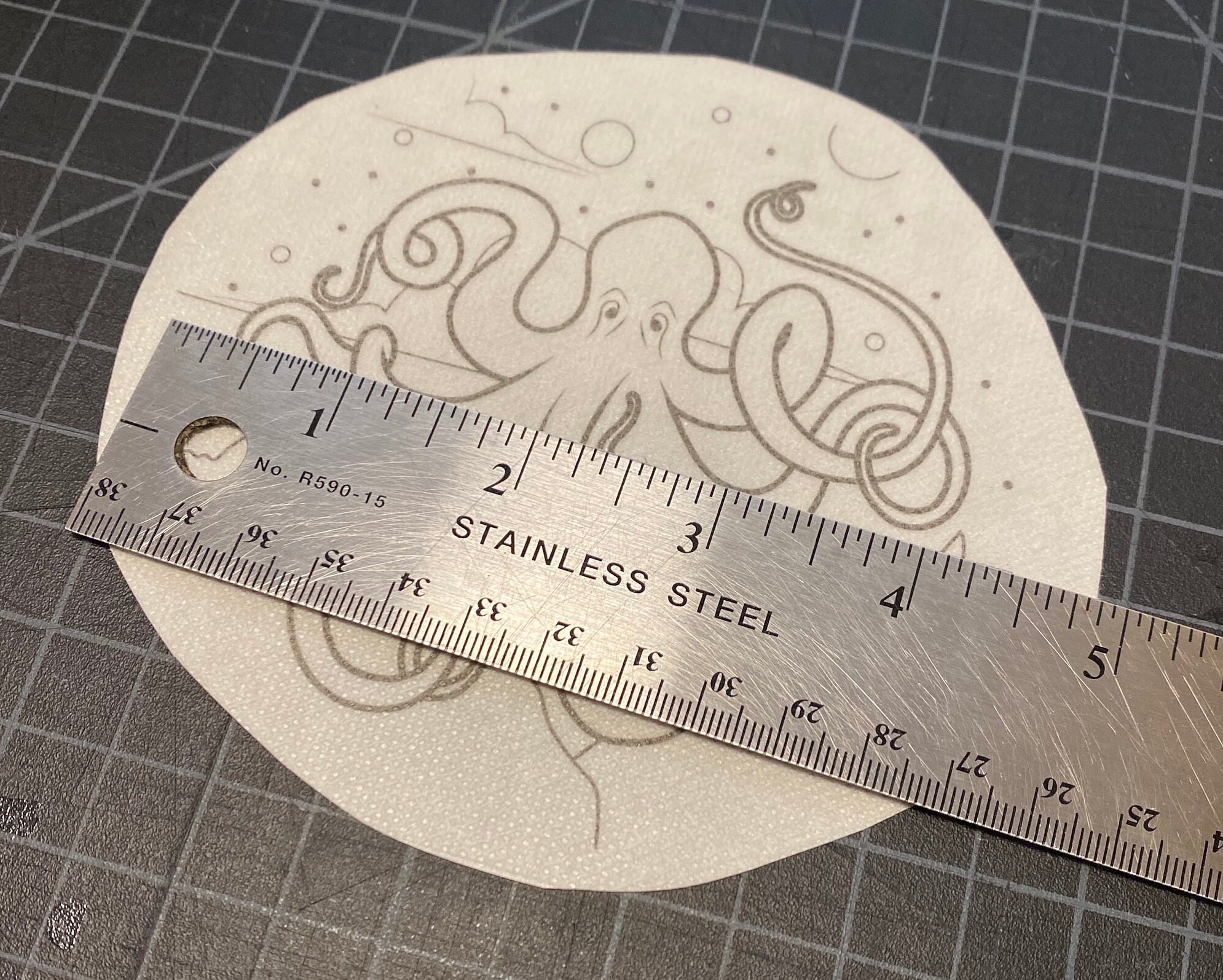 Cthulhu Dark Lord Embroidery Pattern - Stick and Stitch Style - Etsy